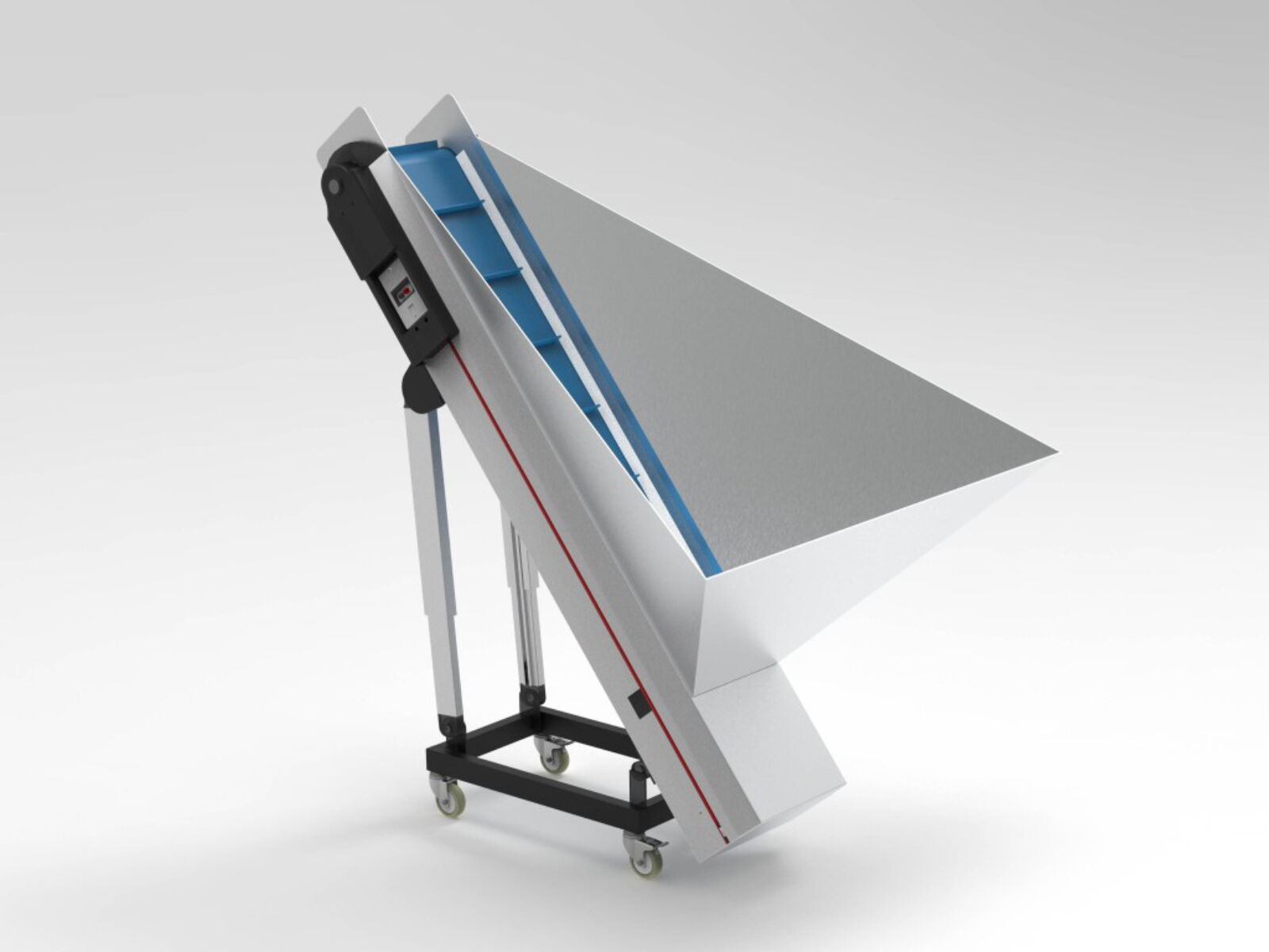 Efficient distribution and buffering of material